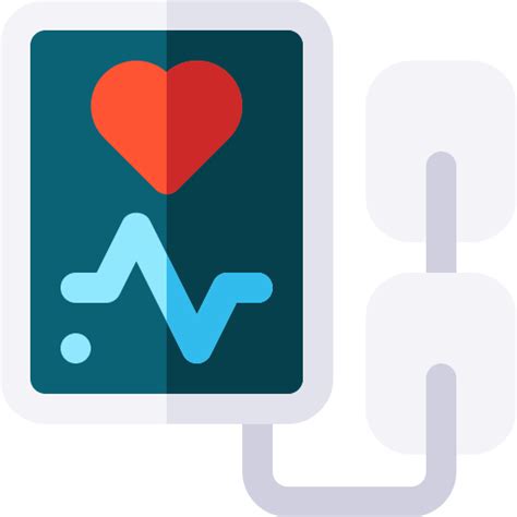 심장 모니터링 아이콘 Basic Rounded Flat