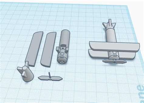 stl file simple biplane design・3d print object to download・cults
