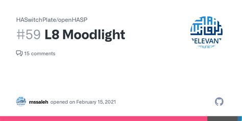 L8 Moodlight Issue 59 HASwitchPlate OpenHASP GitHub