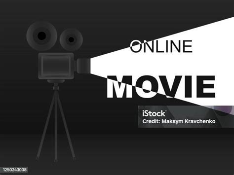 영화 시간 개념 시네마 포스터 배너템플릿 필름 프로젝터 벡터의 일러스트레이션 Premiere에 대한 스톡 벡터 아트 및 기타