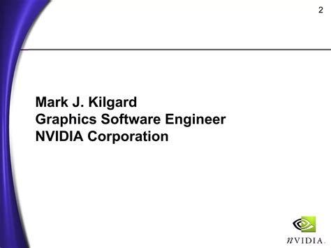 Shadow Mapping With Todays Opengl Hardware Ppt