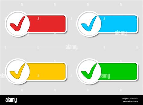Text Box And Checkmark Vector Illustration Stock Vector Image And Art