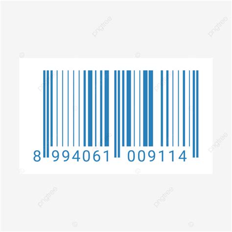 Gambar Png Kode Batang Kode Batang Biru Clipart Barcode Vektor