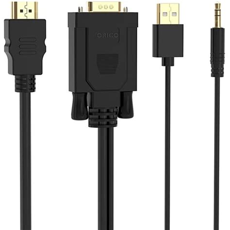 خرید و قیمت مبدل اچ دی ام آی به وی جی ای و صدا و یو اس بی اوریکو Orico