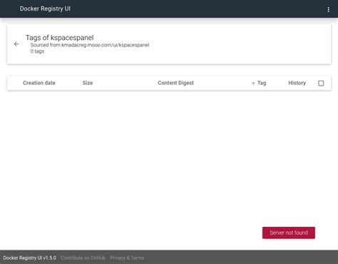 Server Not Found After Click On Image Name · Issue 137 · Joxit Docker Registry Ui · Github