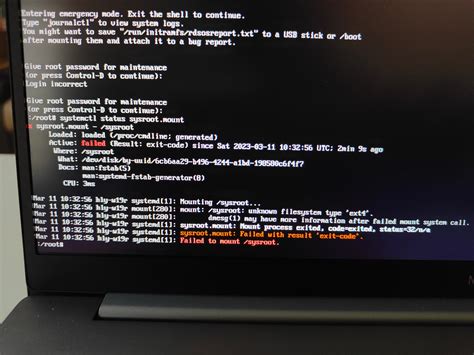 failed to mount sysroot endeavouros installation endeavouros