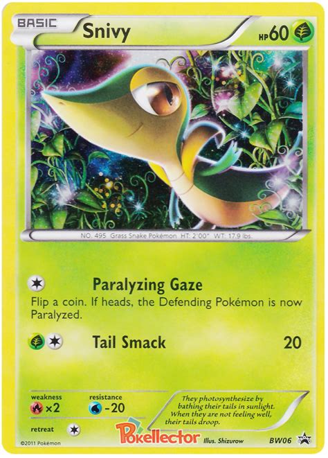 Snivy 1 Black And White Promos Pokémon Karty