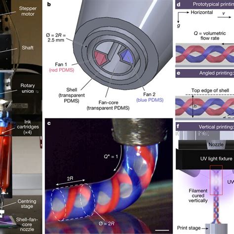 Rotational Multimaterial 3d Printing Of Architected Filaments With Download Scientific Diagram