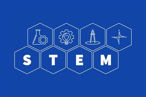Science And Math Stem Learning Red Royalty Free Vector