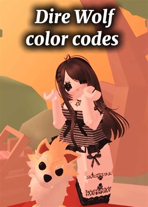 Creative Coloring Ideas For Dire Wolf In Adopt Me Tiktok