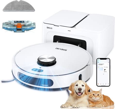 Robot Vacuum And Mop 3 In 1 Robotic Vacuums Cleaner With Lidar