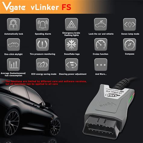 Vgate vLinker FS ELM327 OBD USB Adapter for FORScan