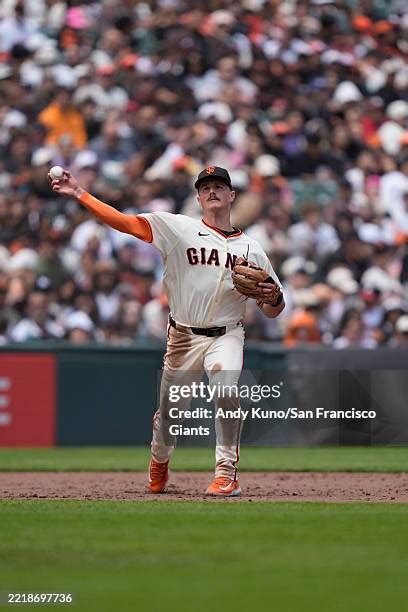 Matt Chapman Of The San Francisco Giants Throws For An Out During The