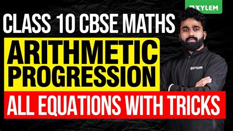 class 10 cbse maths arithmetic progression all equations with tricks