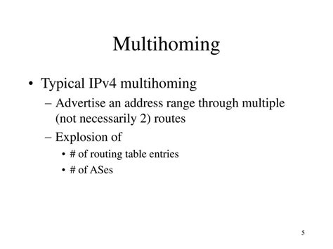 End To End Multihoming Ppt Download