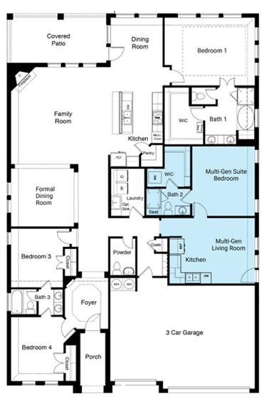 Dr Horton Multi Gen Floor Plans Austin Texas Floor Roma