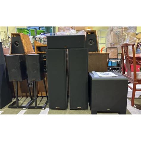 6 Pc Klipsch Surround Sound Speaker System Including Kg 35 Tower