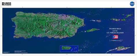 Mapa Digital De Puerto Rico San Juan Puerto Rico Satélite De Baja