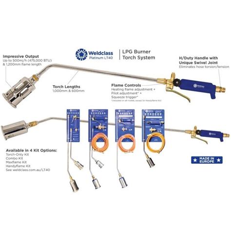 Weldclass Lpg Heating Torch Kit Arc I Welding Industries