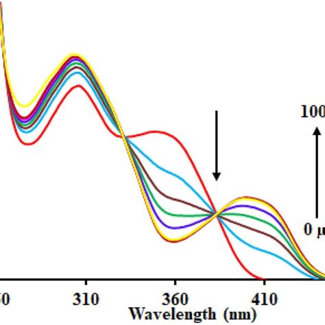 Uv Vis Spectra Of The Probe Bdp 10 μm With 0 100 μm Of Cu²⁺ Ions Download Scientific Diagram