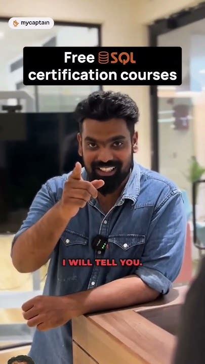 Free Sql Certification Shots Shortsvideo Sql Certification Sqlserver Youtube