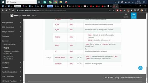 como implementar um controlador pid no codesys youtube