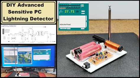 Advanced Sensitive Lightning Detector With Pc Graph Analog Maker Pro