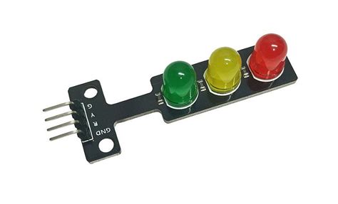 Módulo Led 8mm Tipo Semáforo Piscaled Arduino Componentes