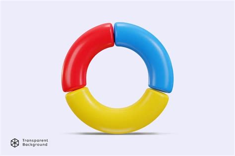 Premium Psd 3d Diagram Pie Chart Icon On Business Financial Report Concept Vector Illustration