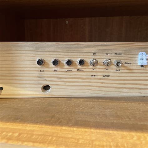 Scrolling Chiming Led Clock With Internet Updates