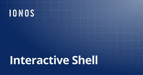 Interactive Shell Cli Ionosctl