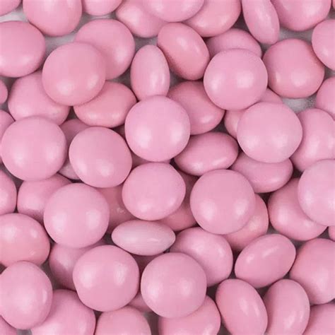 Pink Milk Chocolate Flavoured Candy Coated Gems 340 G Party City