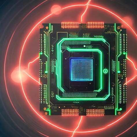 Premium Ai Image A Futuristic Computer Circuit Board