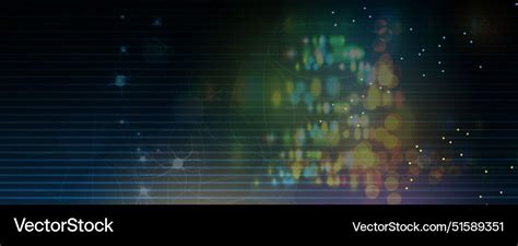 Abstract Artificial Intelligence Cloud Computing Vector Image