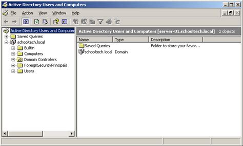 Organising Active Directory For Users And Computers Babetechnician Co Uk