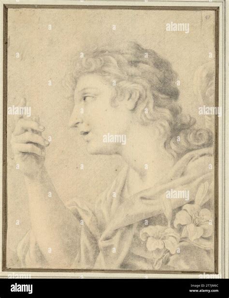 Antonio Daniele Bertoli The Proclamation Angel In Partial View With A