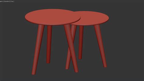 Side Table Bror Set Of 2 3d Turbosquid 1911506