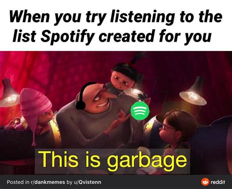 Spotify Algorithm R Memes