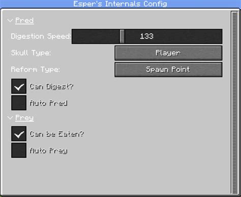 Internals Minecraft Mod Projects Weight Gaming