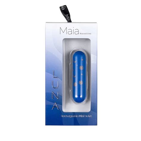 Maia Luna Super Charged Mini Bullet Blue Sex Toys Erotica