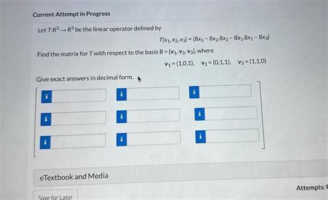 Solved Let T R R Be The Linear Operator Defined By Chegg
