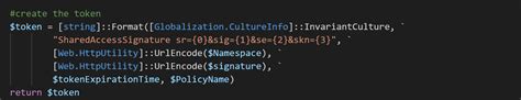Calling Azure Service Bus From Powershell With Sas Authentication Token
