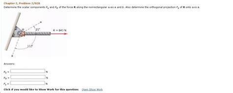 solved chapter 2 problem 2 020 determine the scalar