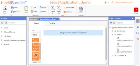 data components intellibuddies® documentation portal