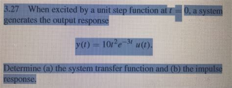 solved section 3 6 transfer function 3 24 a system is