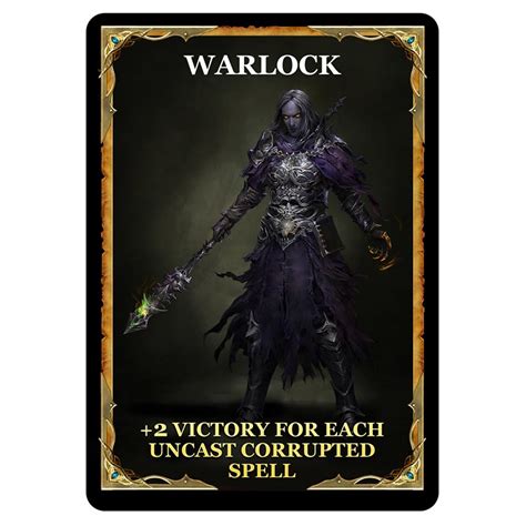 Mythica Gaming Print Warlock