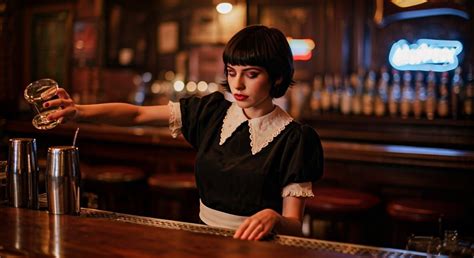 Melanie A Striking Young Woman With A Short Dark Pixie Cut And