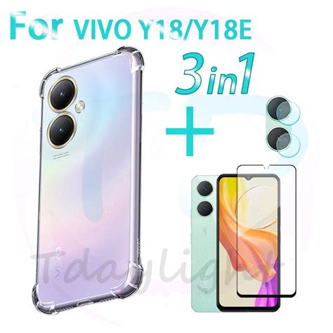 3 In 1 VIVO Y18E Shockproof Phone Case For VIVO Y18 Y02 Y02S Y03 Y17S Y27 Y36 Y33 Y53S Y16 4G