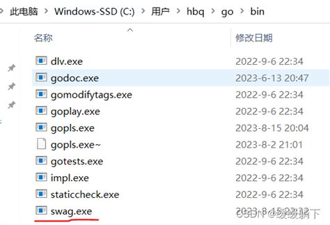 【swag】安装 swag 后，找不到 swag exe csdn博客