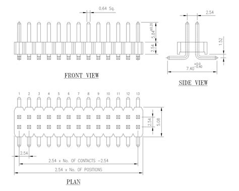 Standard Header Pin Dimensions At Benjamin Range Blog